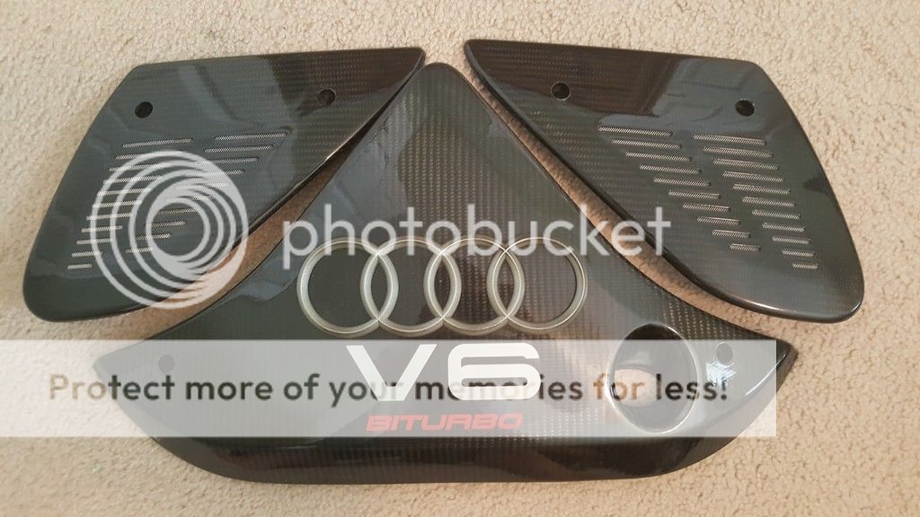 For Sale: OEM RS4 Carbon Fiber Engine Covers - $750